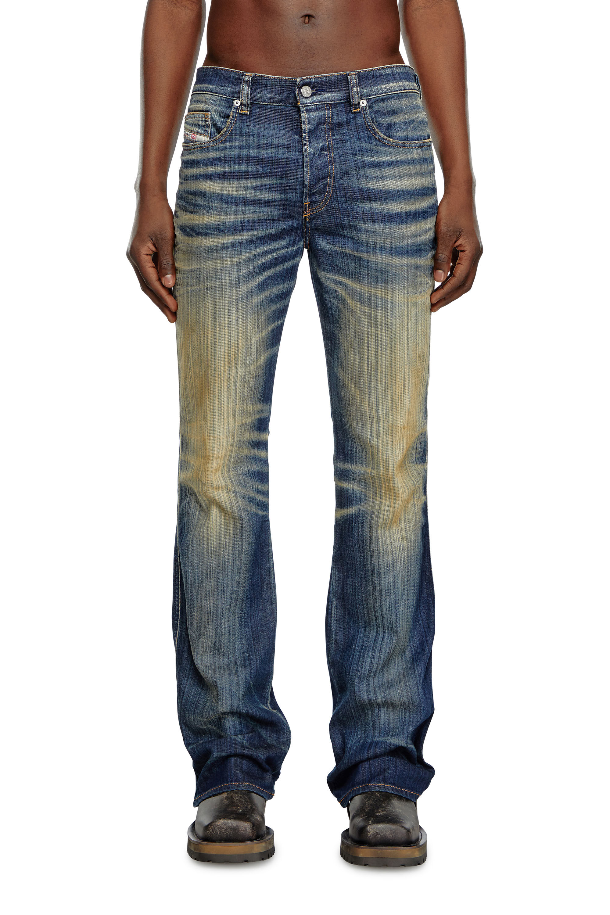 Men's Bootcut Jeans | Dark Blue | Diesel 1998 D-Buck Men's Bootcut Jeans | Dark Blue | Diesel 1998 D-Buck