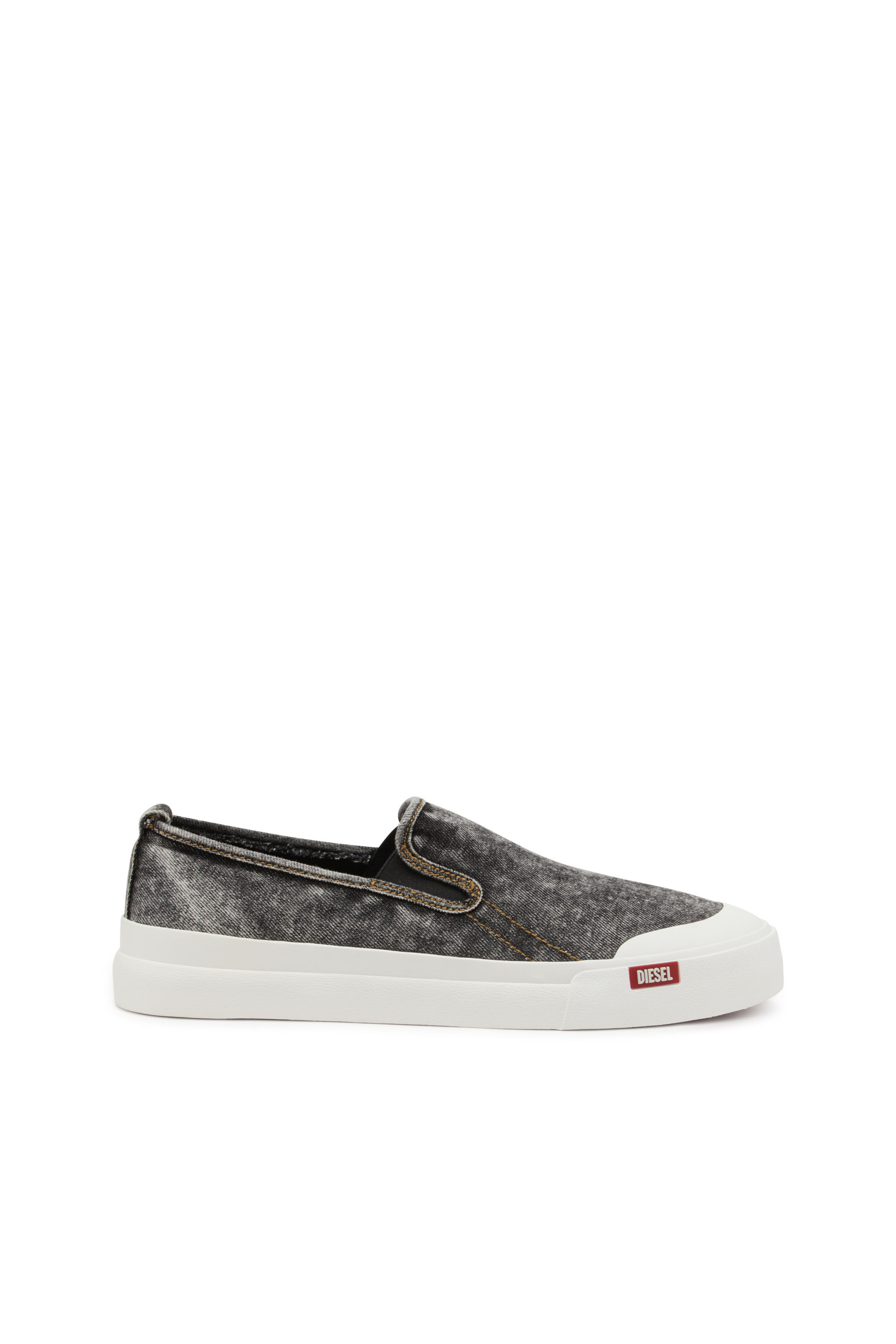 Men's Denim slip-on sneakers | Black | Diesel