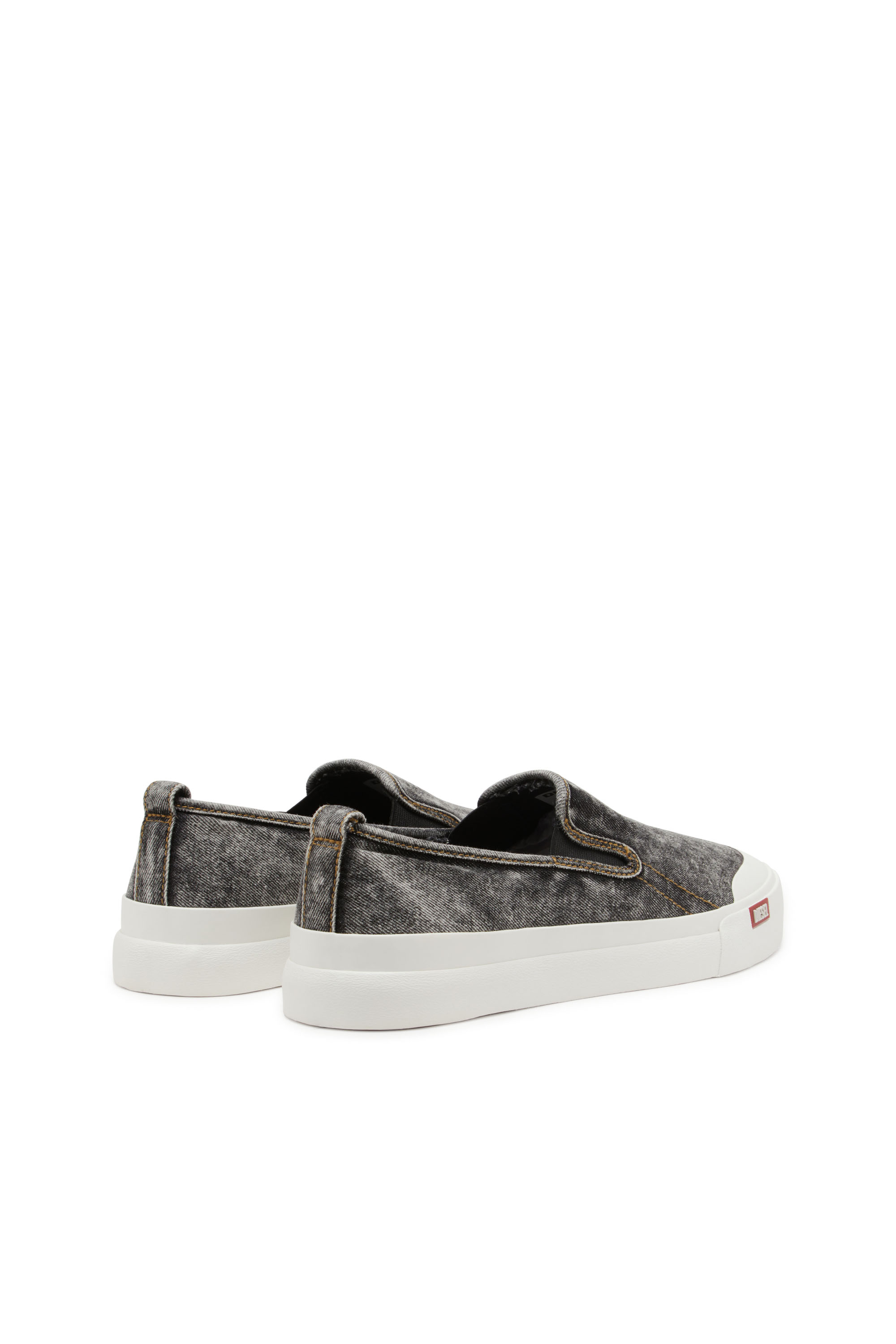 Men's Denim slip-on sneakers | Black | Diesel